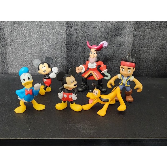 Disney | Toys | Disney Mickey Mouse Cake Topper 3 Pc Figure Set Jake ...